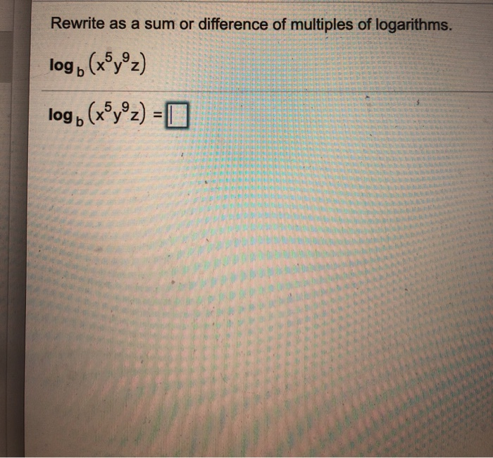 Solved Rewrite as a sum or difference of multiples of | Chegg.com