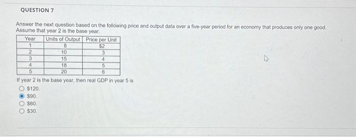 Solved Answer the next question based on the following price | Chegg.com