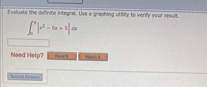 Solved Evaluate the definite integral. Use a graphing | Chegg.com