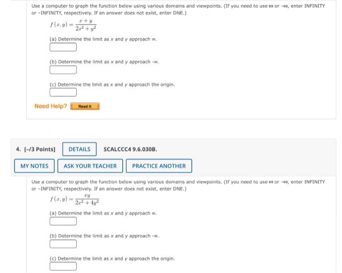Solved Use a computer to graph the function below using | Chegg.com