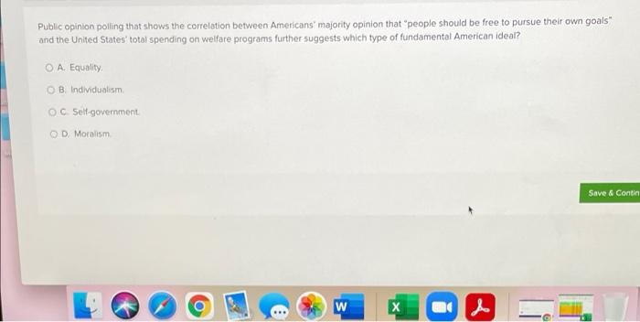 Solved Public opinion polling that shows the correlation | Chegg.com
