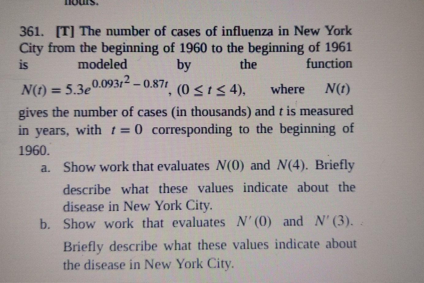 Solved 316. [T] The graph of a folium of Descartes with | Chegg.com