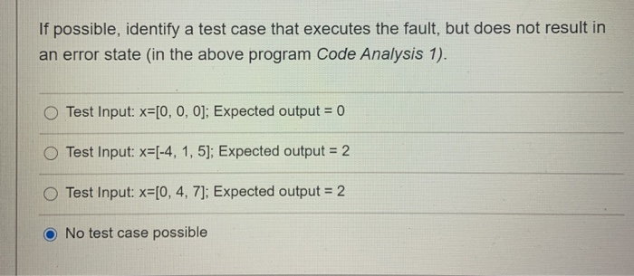 Solved Code Analysis 1 Below is a faulty program. It | Chegg.com