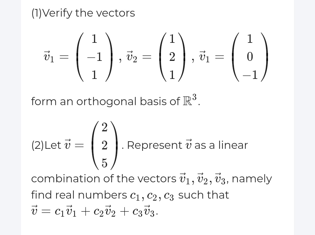 Solved (1)Verify the | Chegg.com