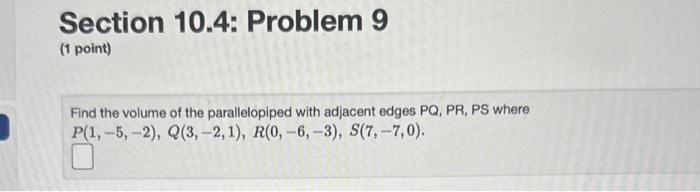 Solved Section 10.4: Problem 7 (1 point) Find the area of | Chegg.com