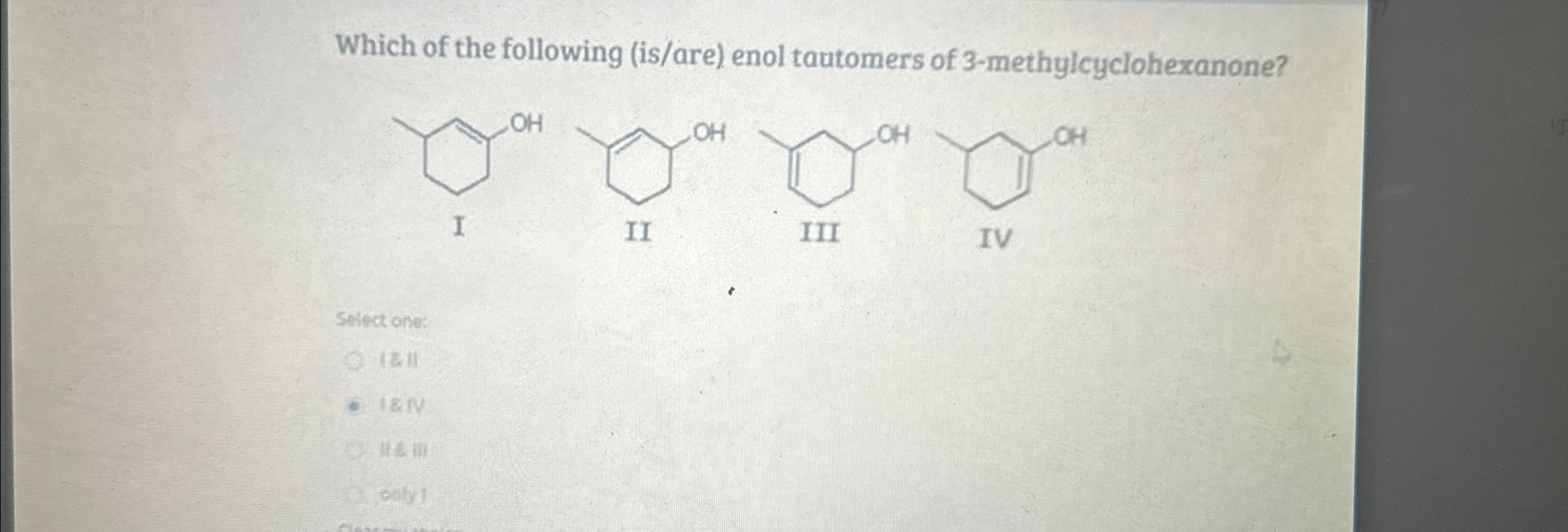 Solved Which of the following (is/are) ﻿enol tautomers of | Chegg.com