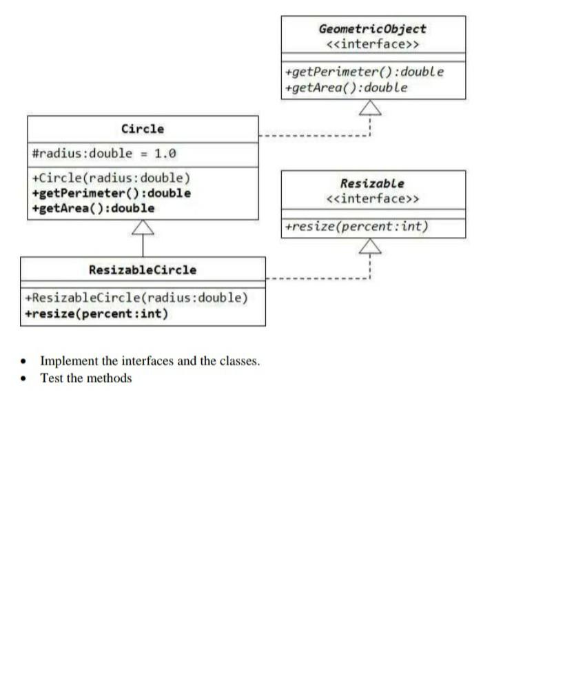Solved GeometricObject +getPerimeter(): double | Chegg.com