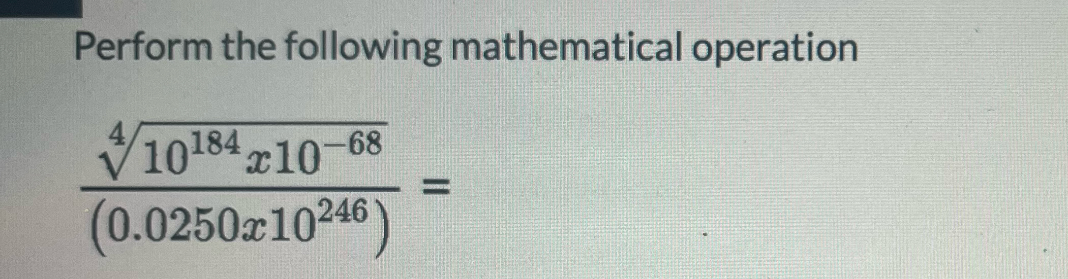 Solved Perform the following mathematical | Chegg.com