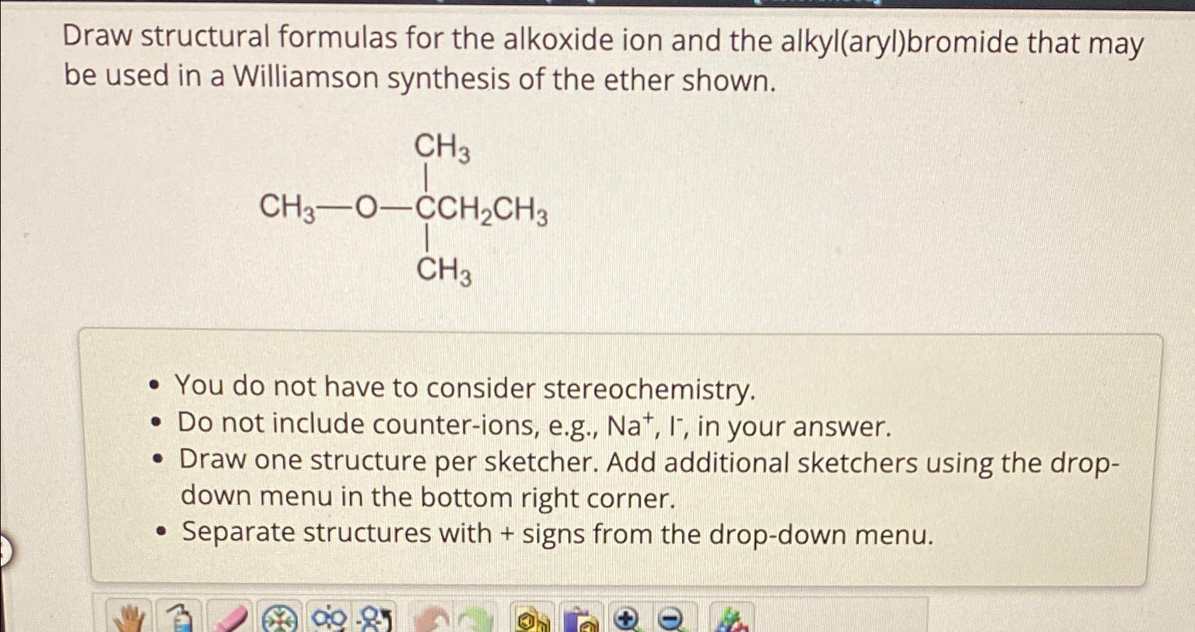 Solved Draw structural formulas for the alkoxide ion and the | Chegg.com