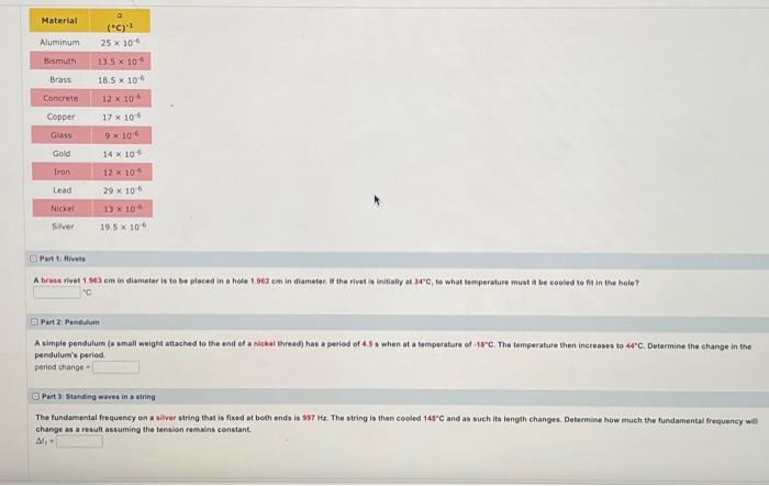 Solved A brase rivet 1.363em in diameter is to be placed in | Chegg.com