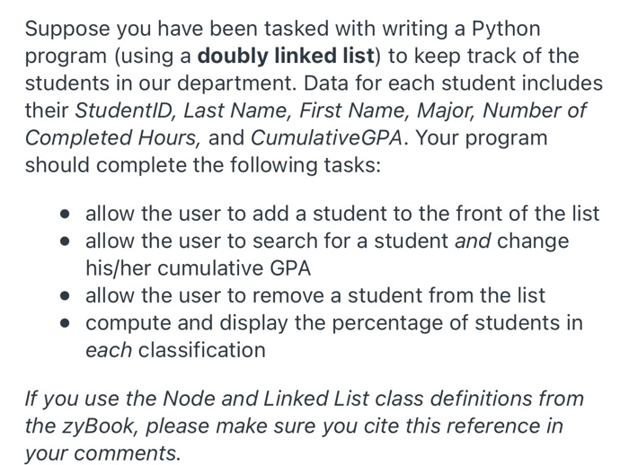 Solved Suppose you have been tasked with writing a Python | Chegg.com