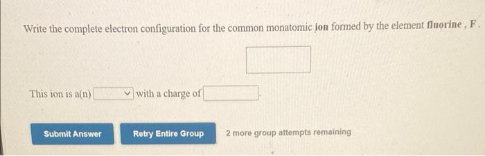 Solved Write the complete electron configuration for the | Chegg.com