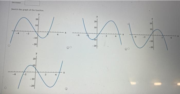 Solved Make a sign diagram for the derivative of the | Chegg.com