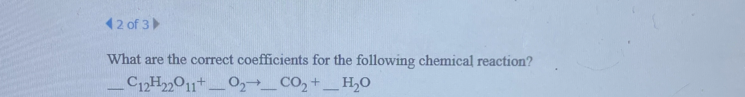 What are the correct coefficients for the following | Chegg.com