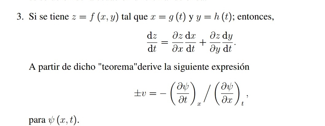 Solved Si se tiene z=f(x,y) ﻿tal que x=g(t) ﻿y y=h(t); | Chegg.com