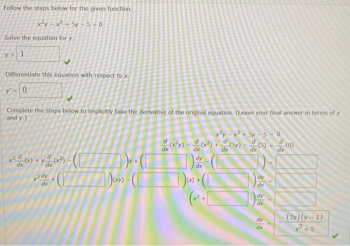 Solved Follow the steps below for the given function xy - x2 | Chegg.com