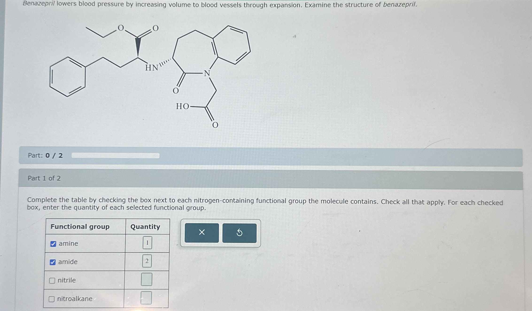 Solved Benazepril lowers blood pressure by increasing volume | Chegg.com