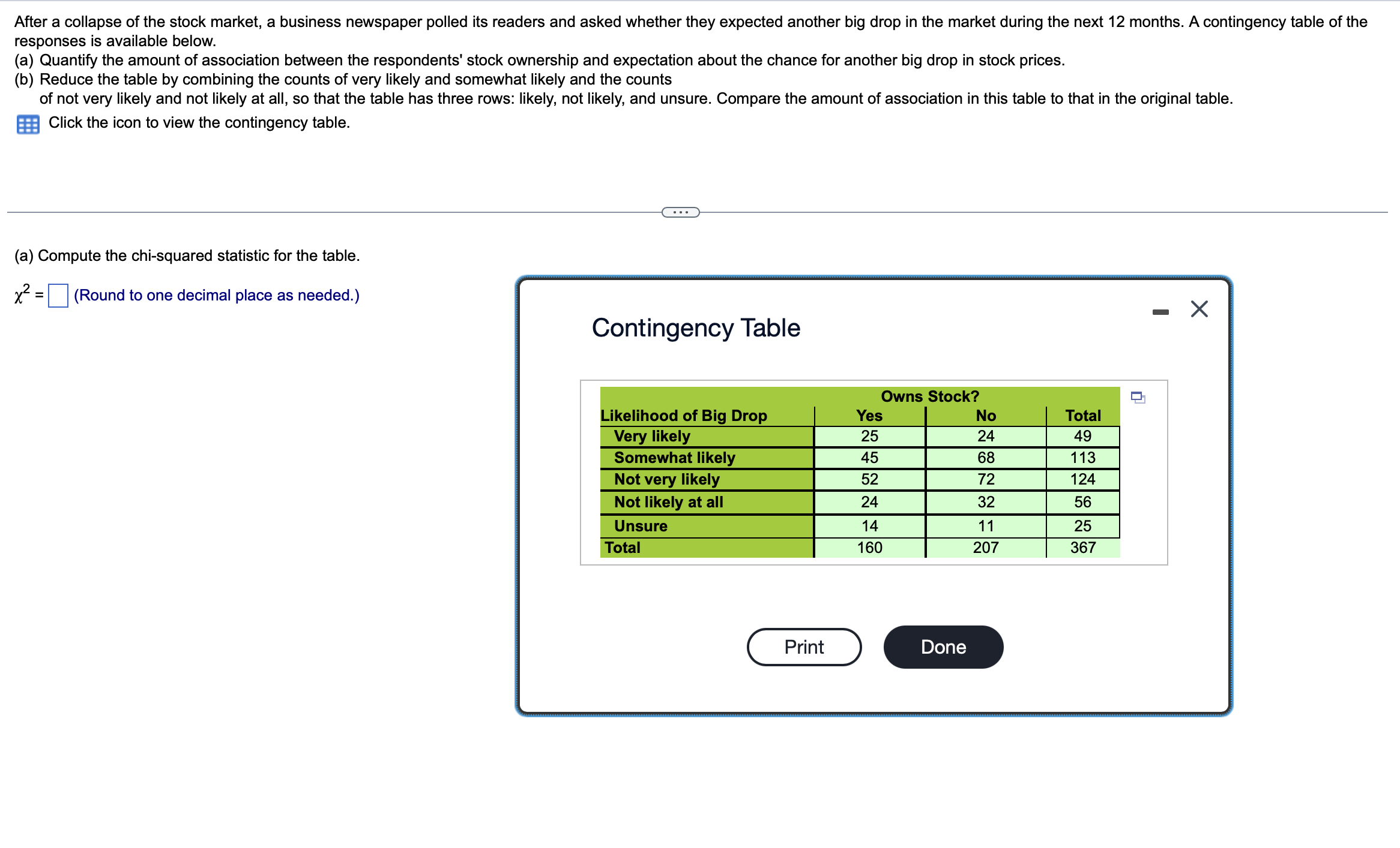 Solved responses is available below.(a) ﻿Quantify the amount | Chegg.com