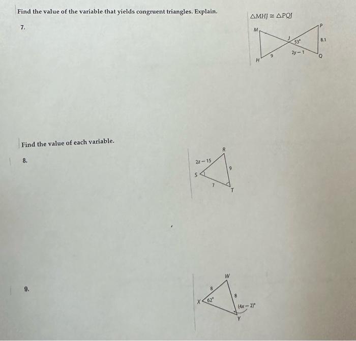 Solved Show your work for each problem. Show that polygons | Chegg.com