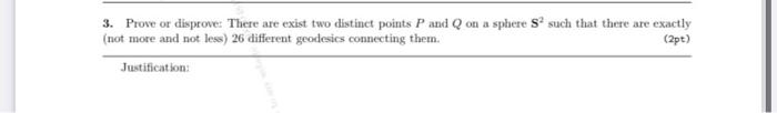 Solved 3. Prove or disprove: There are exist two distinct | Chegg.com