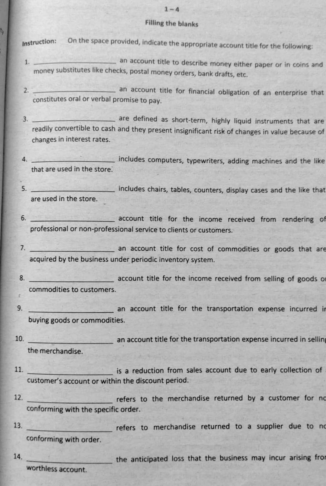Solved Instruction: 1-1 Identifying Business Transactions | Chegg.com
