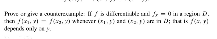 Solved Prove or give a counterexample: If f is | Chegg.com