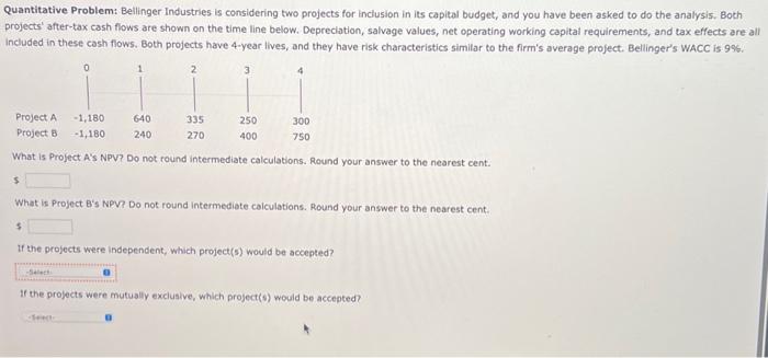 Solved Quantitative Problem: Bellinger Industries is | Chegg.com