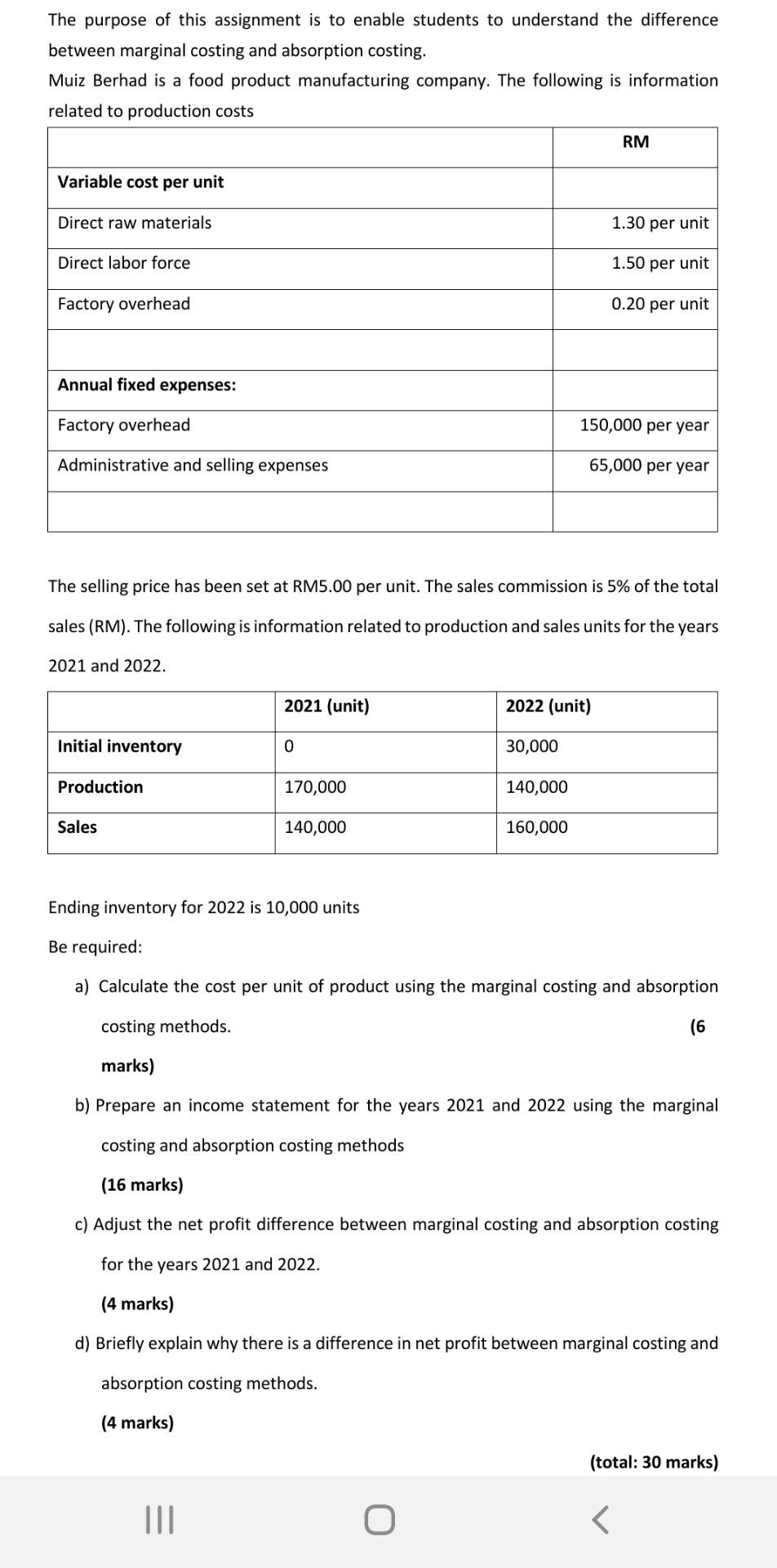 Solved The purpose of this assignment is to enable students | Chegg.com