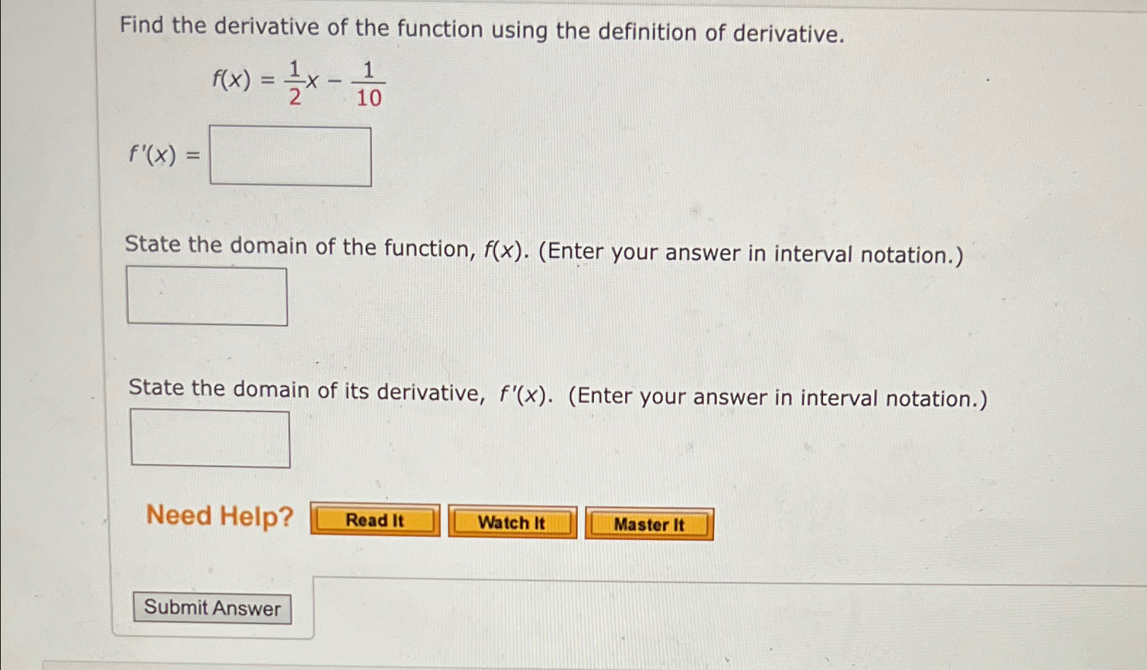 Solved Find the derivative of the function using the | Chegg.com