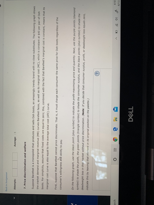 Solved Back to Assignment Attempts: Average: / 3 7. Price | Chegg.com