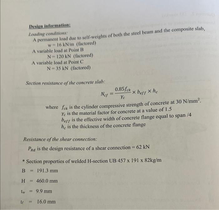 Solved Question 2. ( 33 marks) Moment resistance of a | Chegg.com
