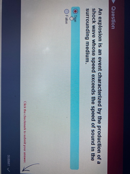 Solved Question An explosion is an event characterized by | Chegg.com