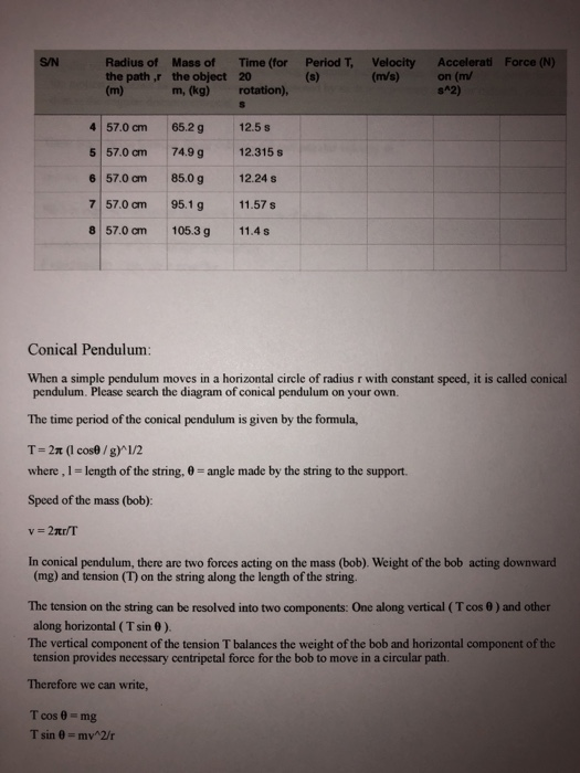 Solved When an object is experiencing uniform circular | Chegg.com