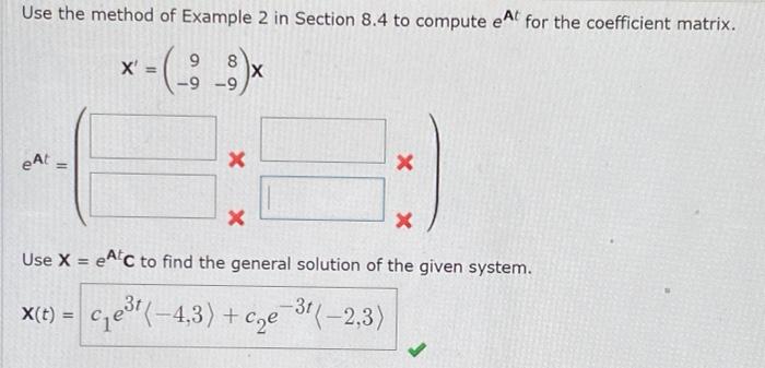 Solved Use the method of Example 2 in Section 8.4 to compute | Chegg.com