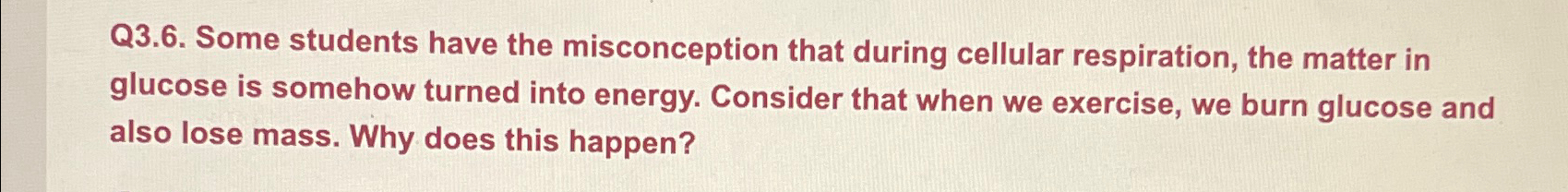Solved Q3.6. ﻿Some students have the misconception that | Chegg.com
