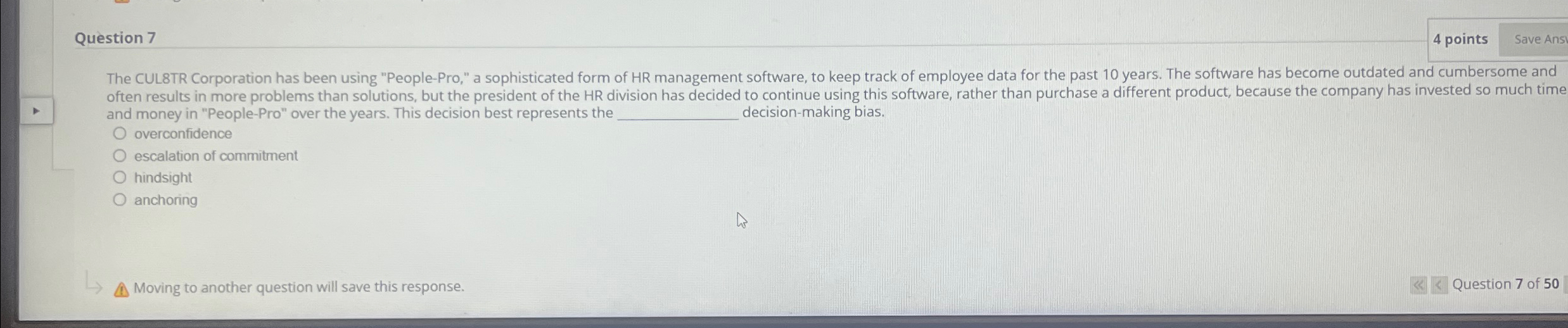 Solved Question 74 ﻿pointsThe CUL8TR Corporation has been | Chegg.com