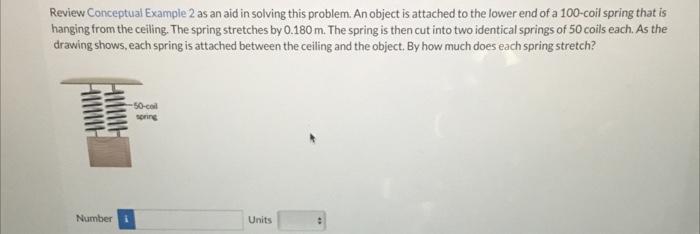 Solved Review Conceptual Example 2 as an aid in solving this | Chegg.com
