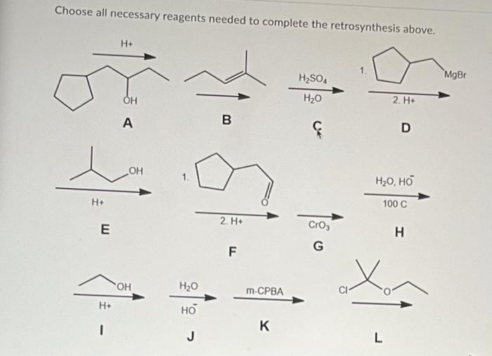 Solved Retro Synthesis Propose a synthetic scheme for the | Chegg.com