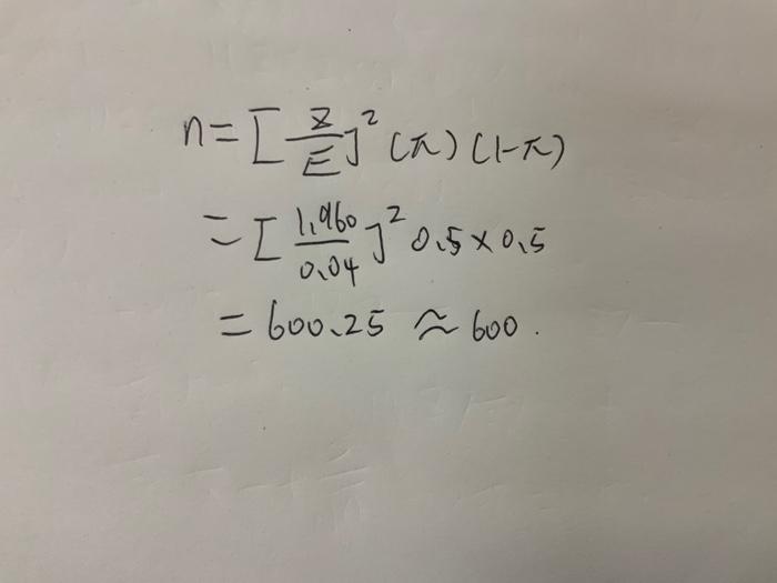 Solved The conservative sample size required for a 95 | Chegg.com