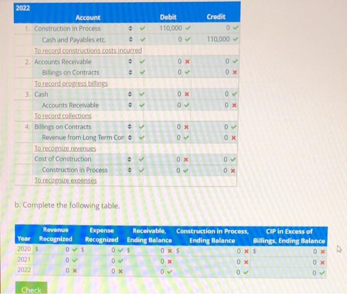 Solved Recording Long-term Construction: Recognize Revenue | Chegg.com