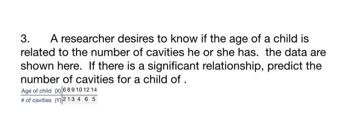 Solved For the following_problems, do a complete regression | Chegg.com