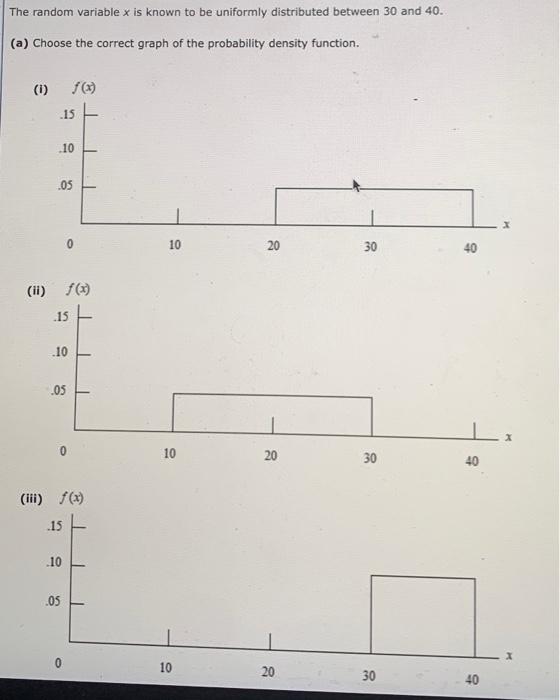 Solved The random variable x is known to be uniformly | Chegg.com