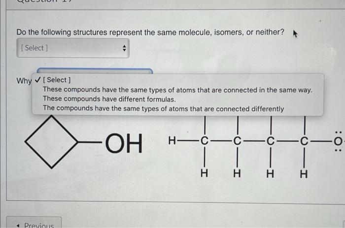Solved Do the following structures represent the same | Chegg.com