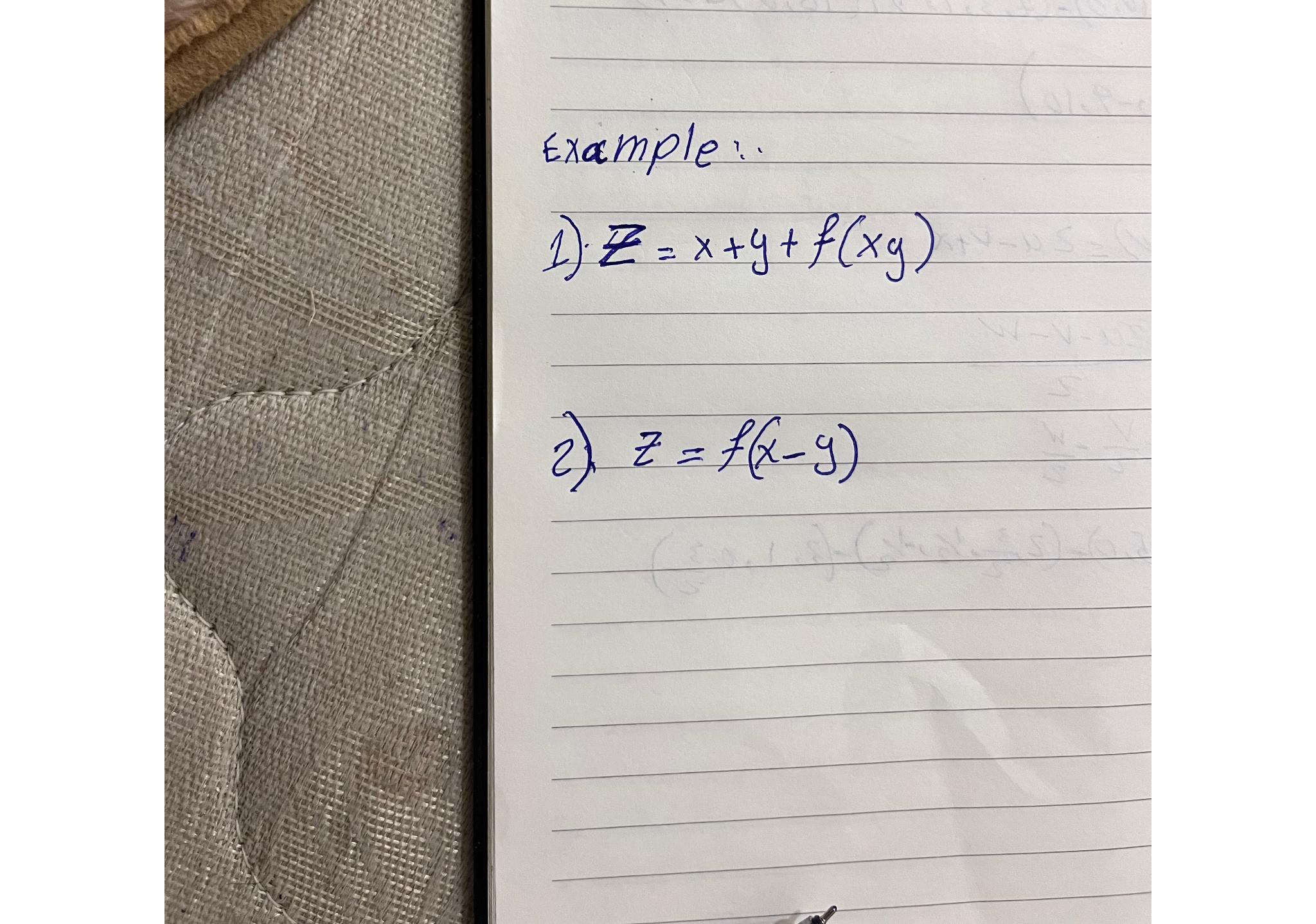 Example:• ﻿Whate the arbitrary functions and hence | Chegg.com