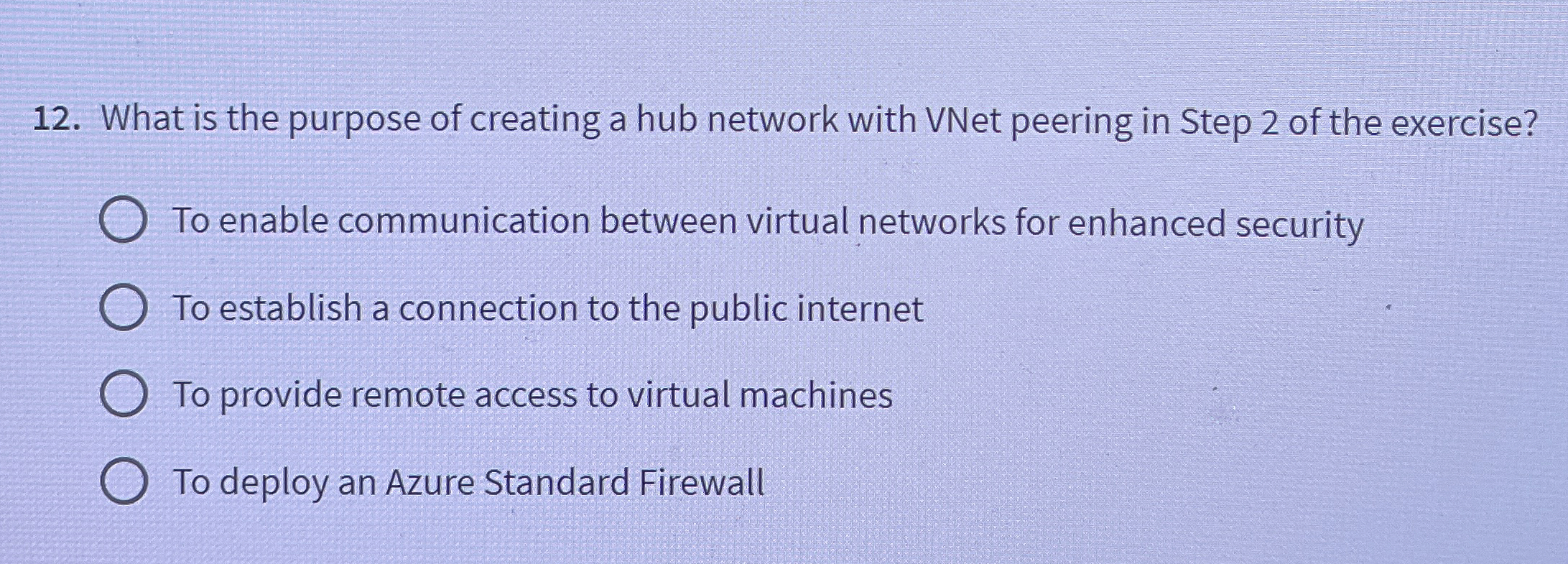 Solved What is the purpose of creating a hub network with | Chegg.com