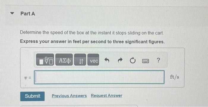 Solved A 30-lb box slides from rest down the smooth ramp | Chegg.com