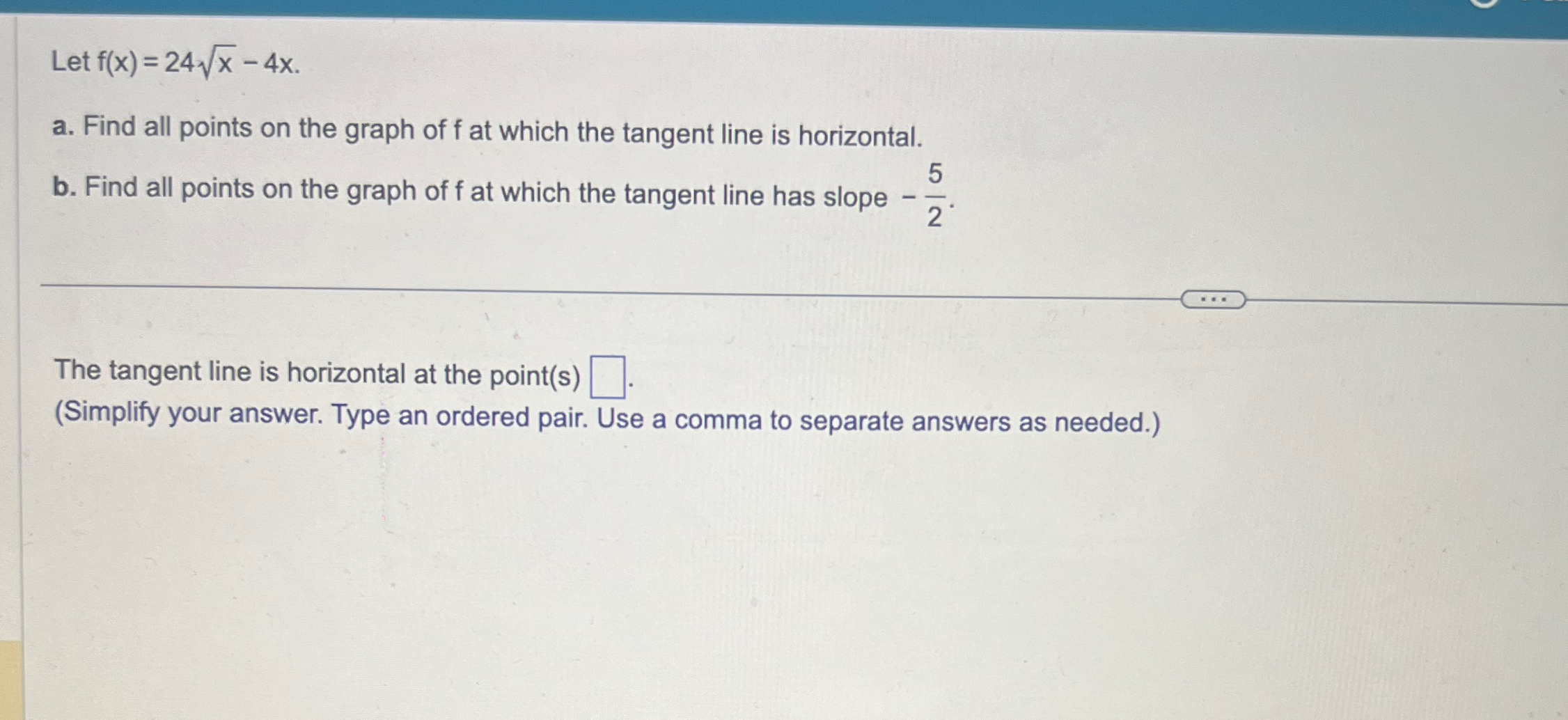 Solved Let f(x)=24x2-4xa. ﻿Find all points on the graph of f | Chegg.com