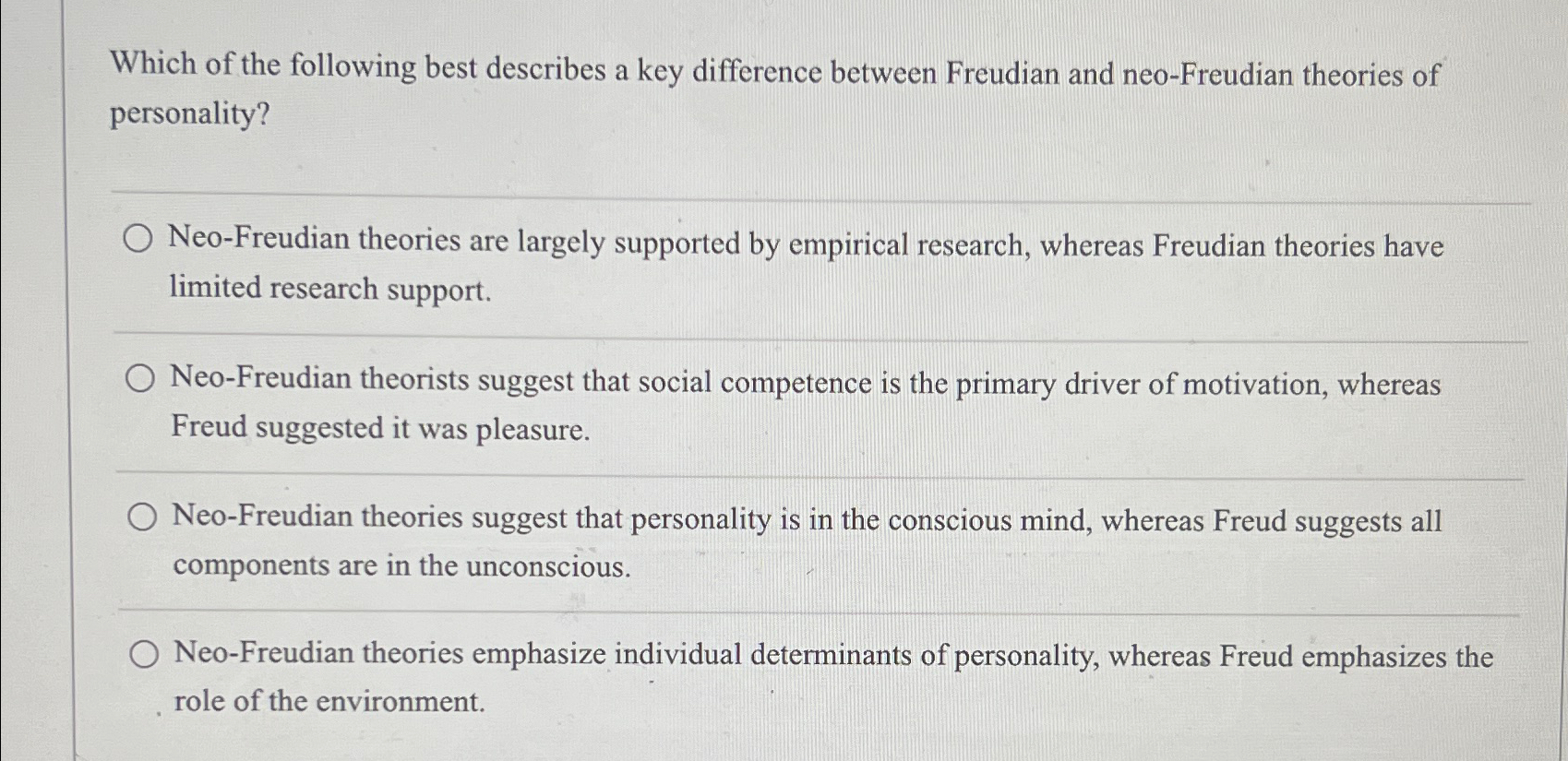 Solved Which of the following best describes a key | Chegg.com