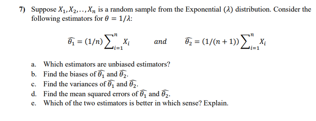 Solved Suppose x1,x2,dots,xn ﻿is a random sample from the | Chegg.com
