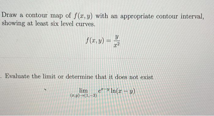 Solved Draw a contour map of f(x,y) with an appropriate | Chegg.com